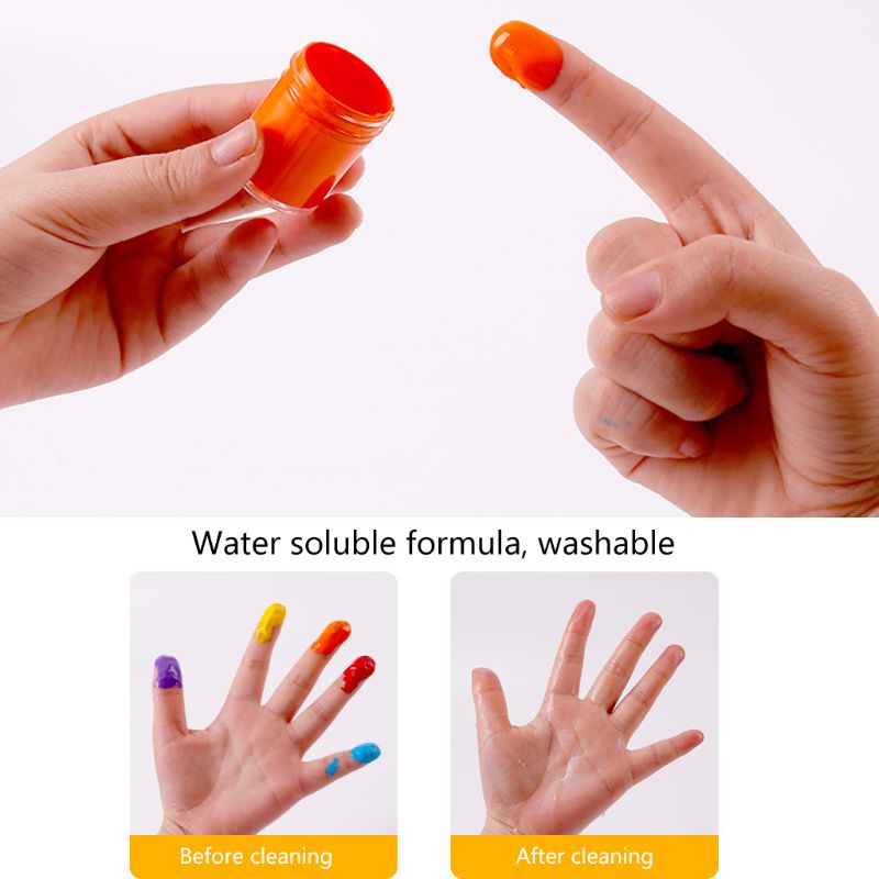 12 Kleur 15Ml Gouache Vinger Verf Met Opbergdoos W... – Vicedeal