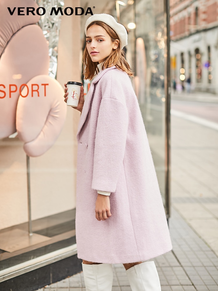 Vero Moda Women Long Woolen winter alpaca coat Jac... – Grandado