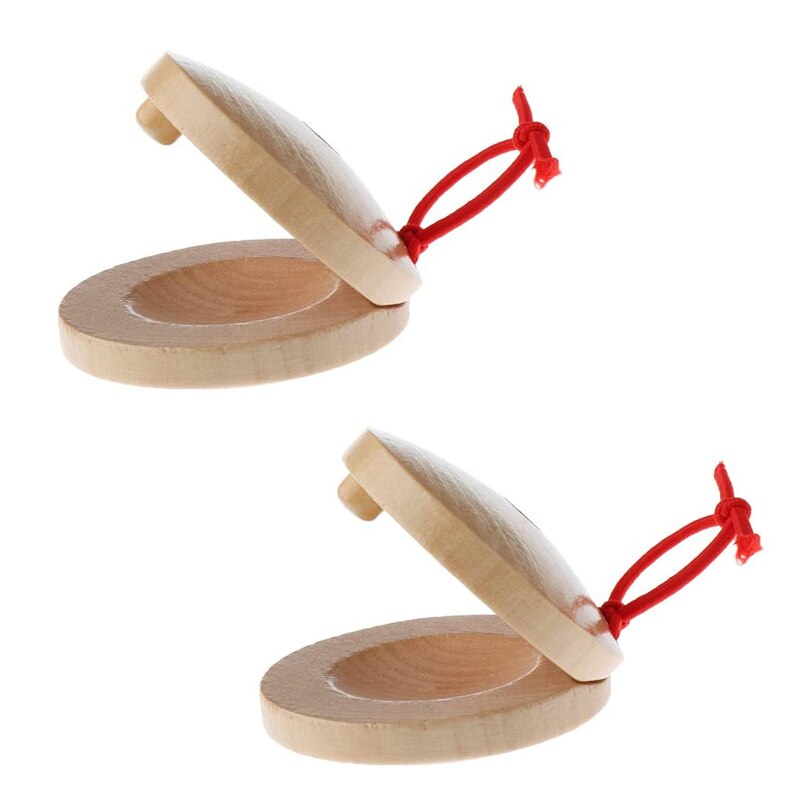 Wooden Castanets for Kids Adults Toddler Babys Toy... – Vicedeal