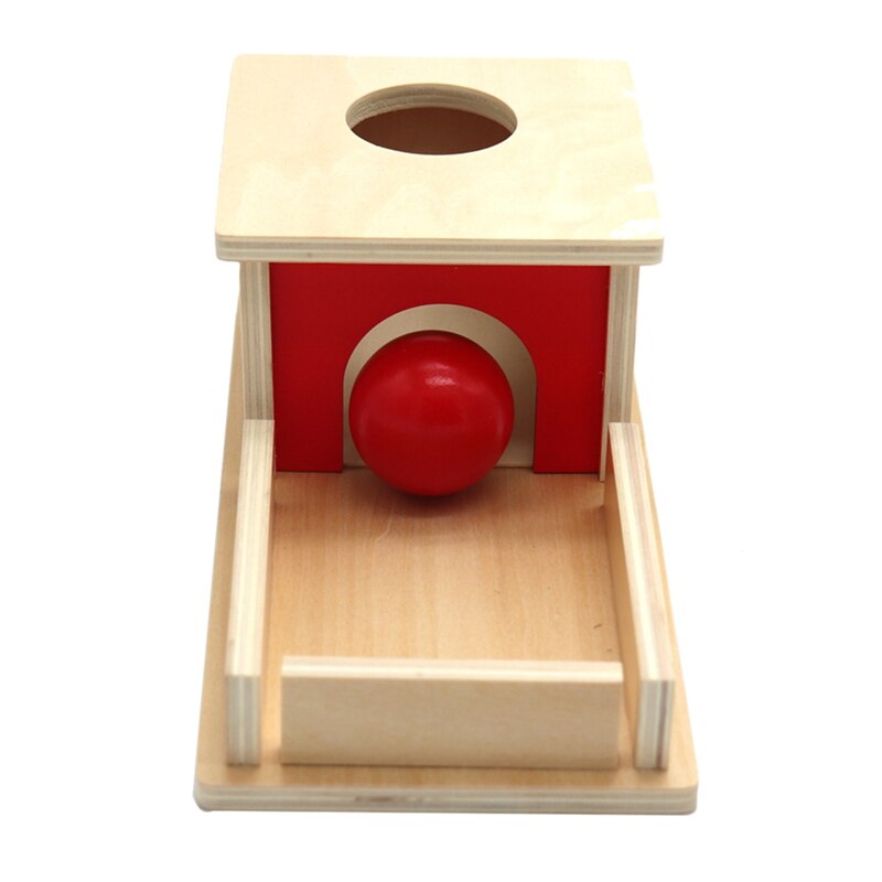 Wood Educational Toy Object Permanence Box with Tr... – Grandado