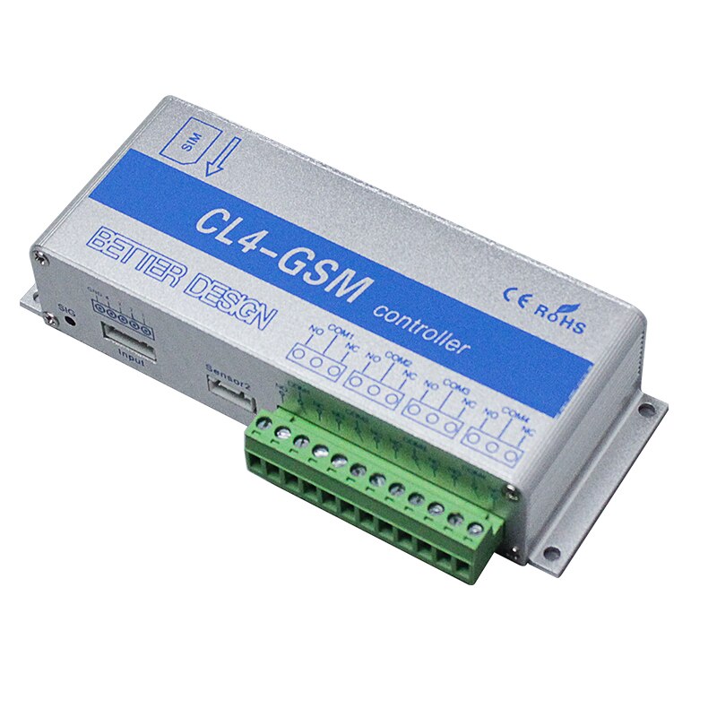 GSM Receiver & Switch for gate openers 4 relay... – Vicedeal