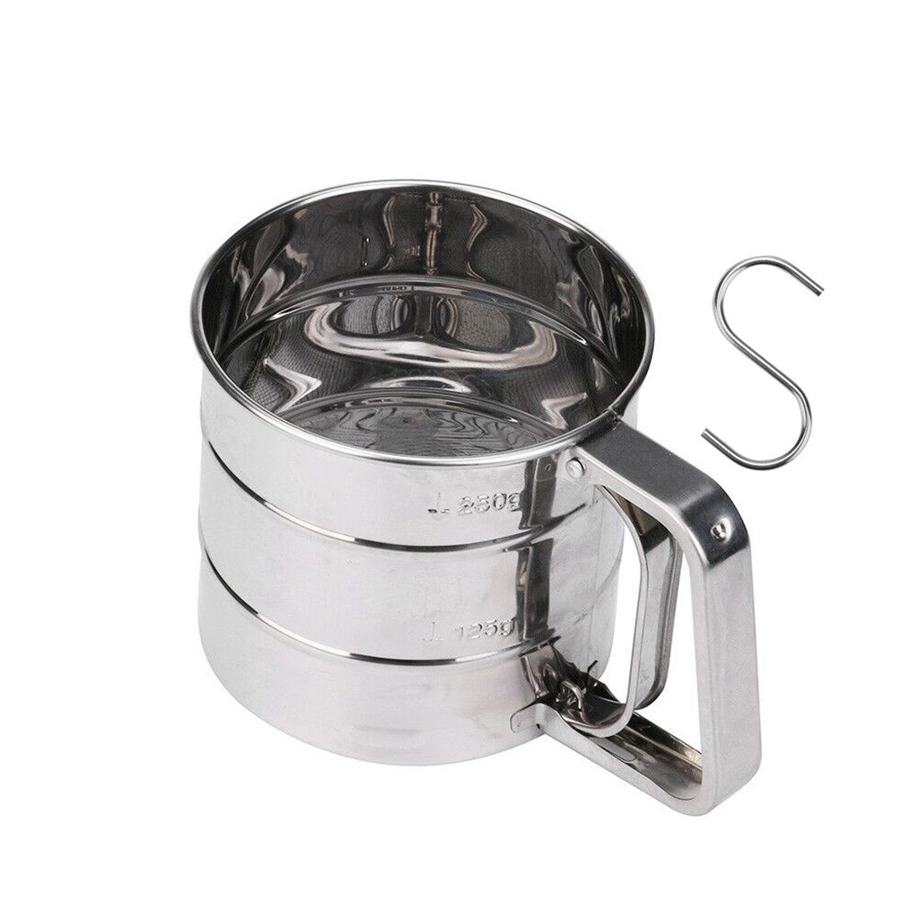 Stainless Steel Sieve Cup Powder Flour Sieve Mesh ... – Grandado