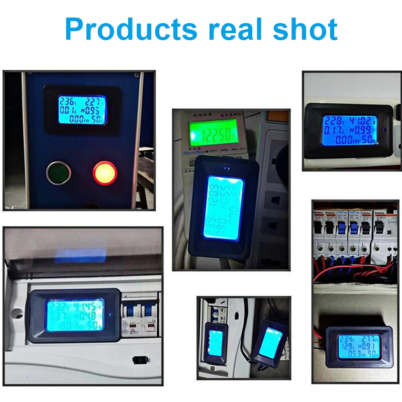 AC 5KW 110-250V Digital Ammeter Meters Indicator V... – Grandado