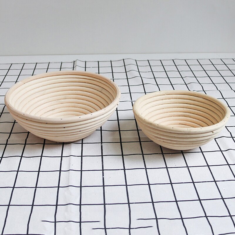 Round Banneton Dough Rising Rattan Bread Proofing ... – Vicedeal