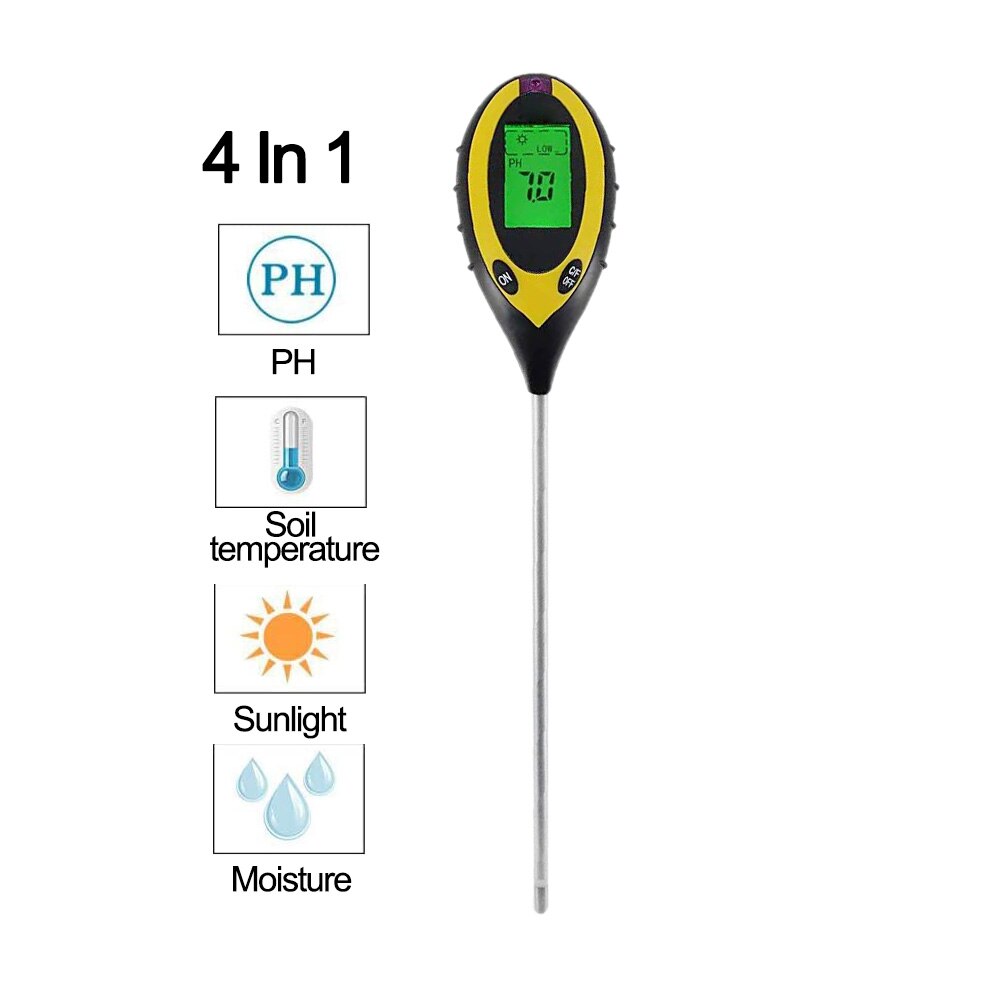 4 In1 Digitale Bodem Ph Tester Vocht Monitor Bodem... – Grandado 4 In1 Digitale Bodem Ph Tester Vocht Monitor Bodem... – Grandado
