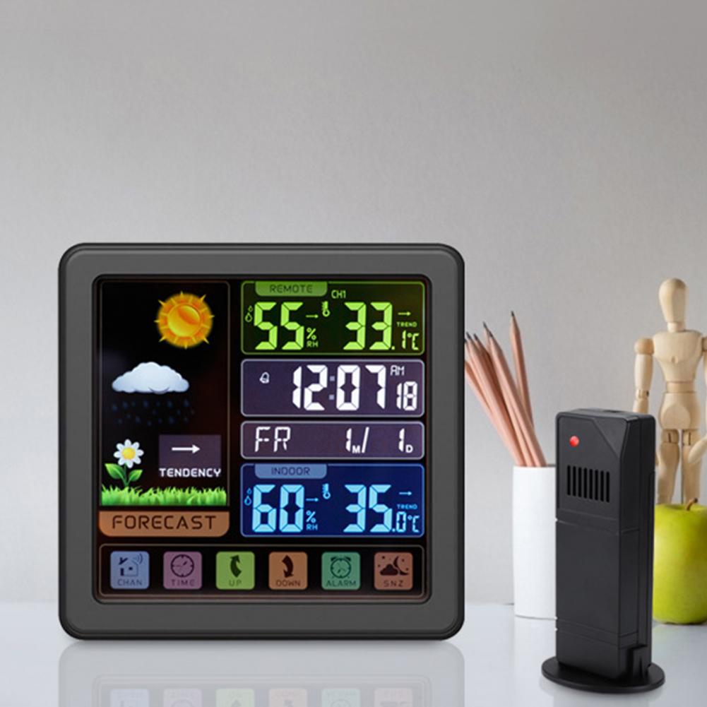Wireless Weather Station Multi-Language Color LCD ... – Vicedeal