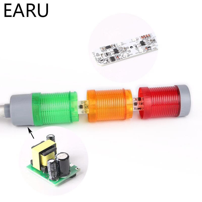 50Mm Industriële Multi-layer Led Signal Tower Stac... – Vicedeal