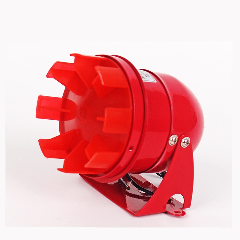 MS190 mini AC 220V 110DB Red Mini Metal Motor Sire... – Grandado