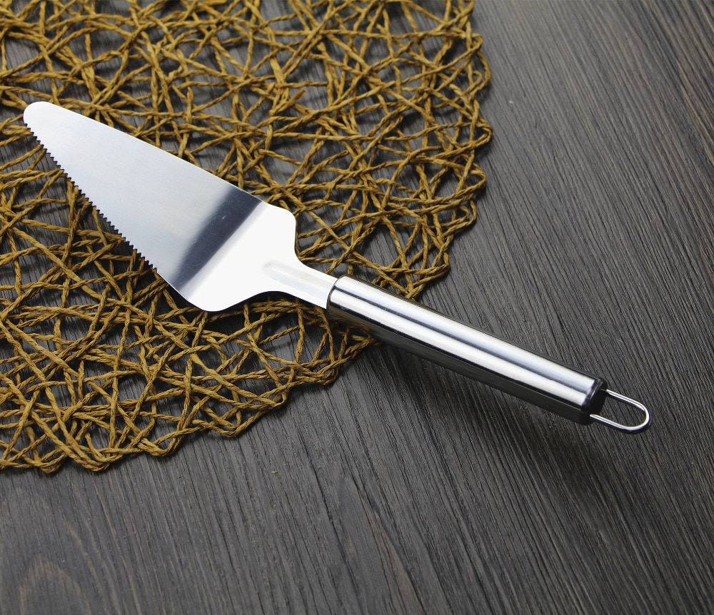 Rvs Gekartelde Rand Cake Server Blade Cutter Schop... – Grandado