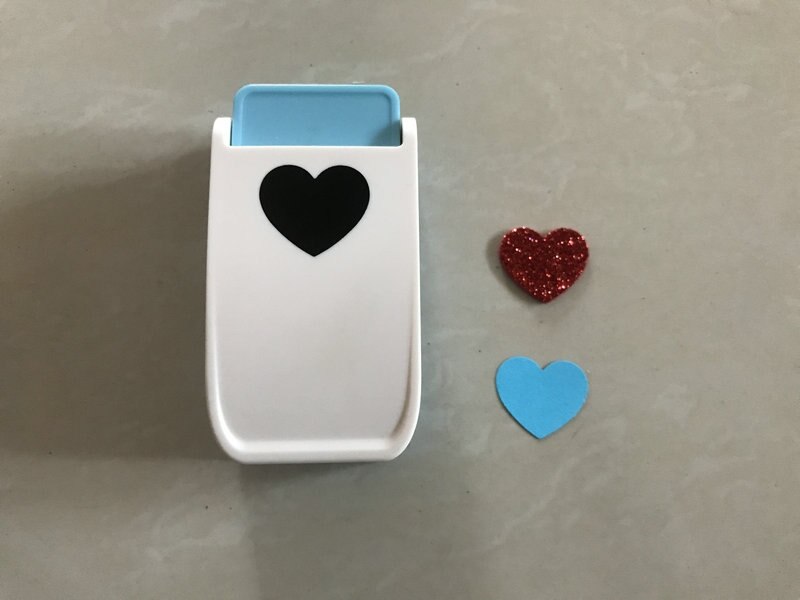 free ship 2.5cm heart cardboard punch corrugated p... – Grandado