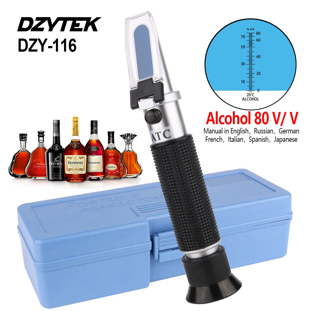 Dzytek Refractometer Handheld Digitale Alcohol Dra... – Vicedeal