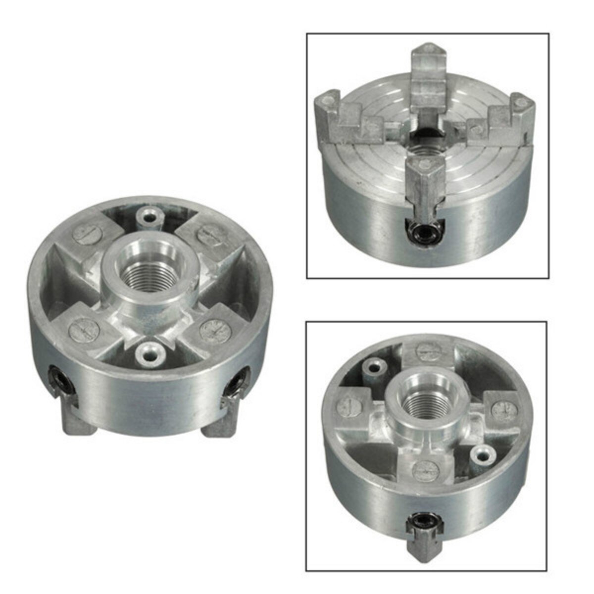 4 Jaws Self Centering Latte Chuck Manual Chuck 4-j... – Grandado