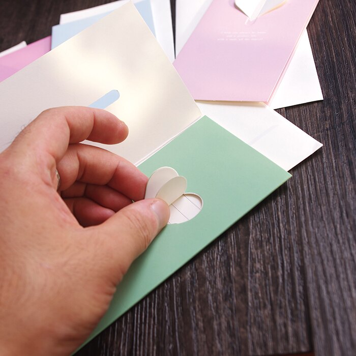 4Pcs/pack 8x16cm letter paper simple birthday card... – Vicedeal