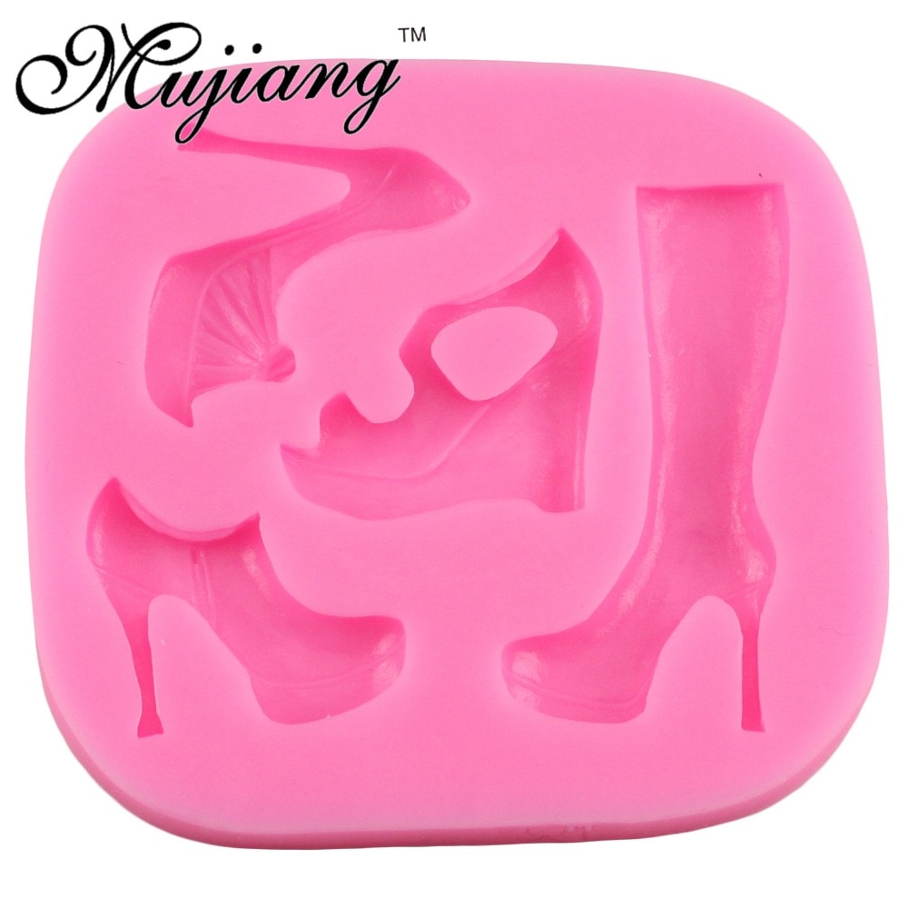 Mujiang High Heel Shoes Boots 3D Silicone Fondant ... – Vicedeal