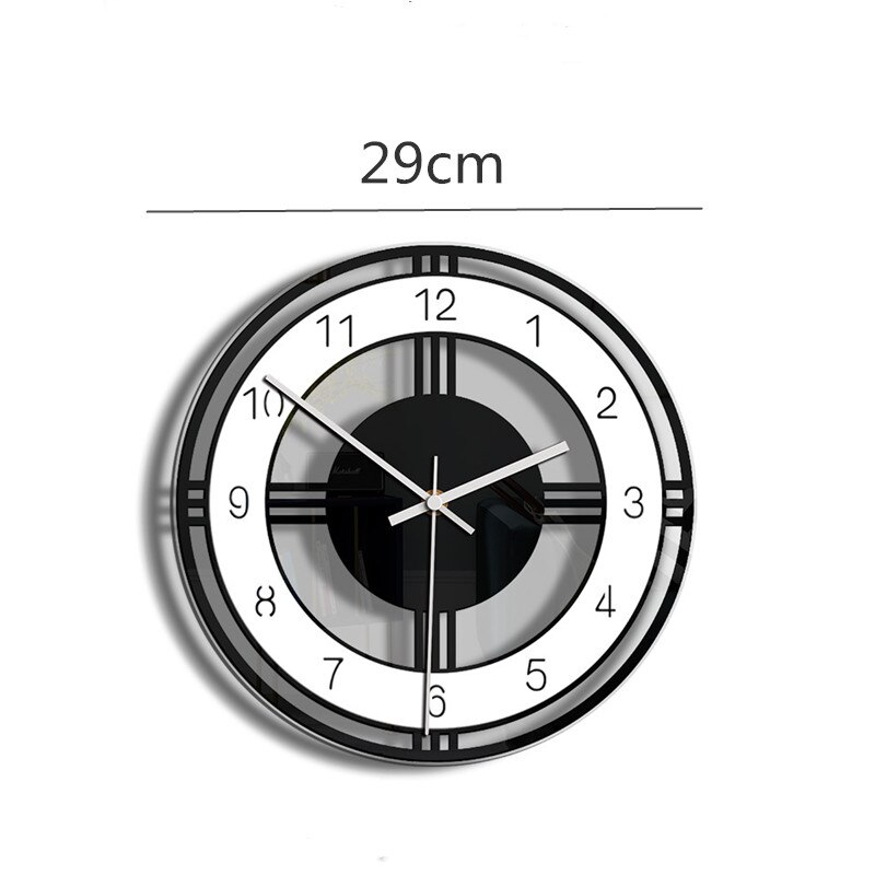Simple style wall clock acrylic retro home watch c... – Grandado