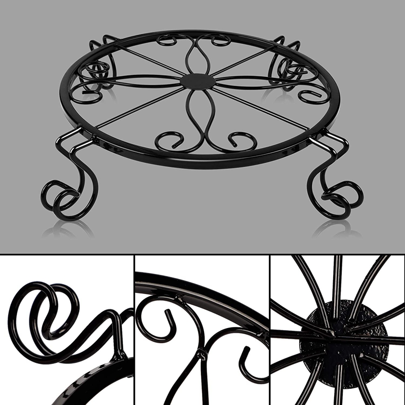 3 Pack Metal Plant Stands for Flower Pot, Heavy Du... – Grandado