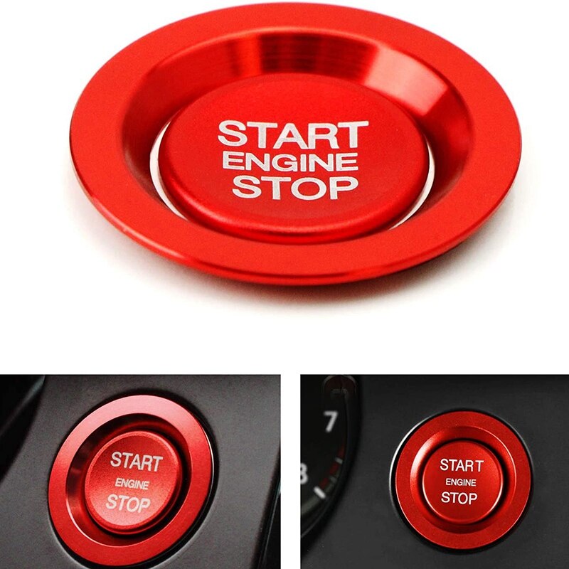 Keyless Engine Push Start Button & Surrounding Rin... – Grandado