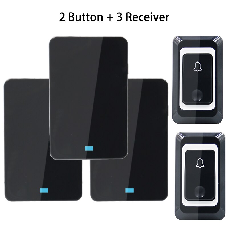 Wireless Smart Home Doorbell 4 Plugs Waterproof El... – Vicedeal