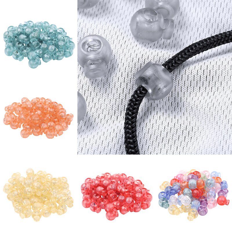 10Pcs Cord Lock Ball Ronde Stopper Kleurrijke Togg... – Vicedeal