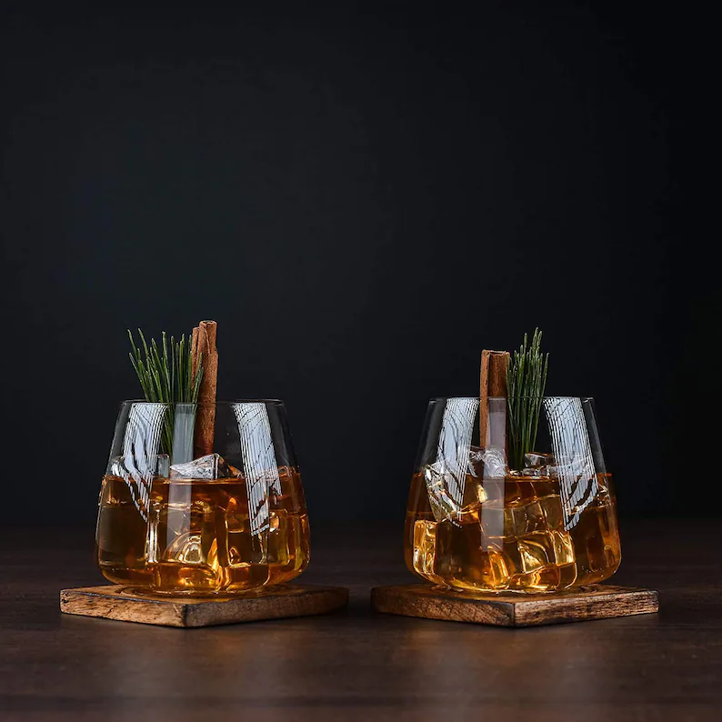 Whiskey Glasses - Uniquely Bourbon & Scotch Ta... – Vicedeal