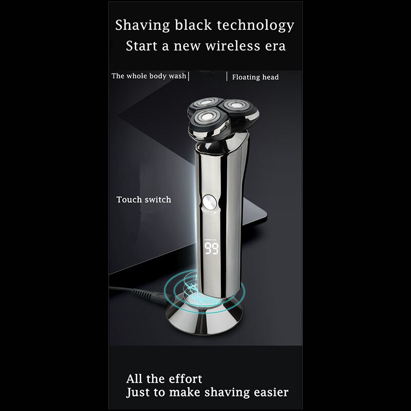 Electric Shaver Wireless Use 4D Electric Shaver Me... – Grandado