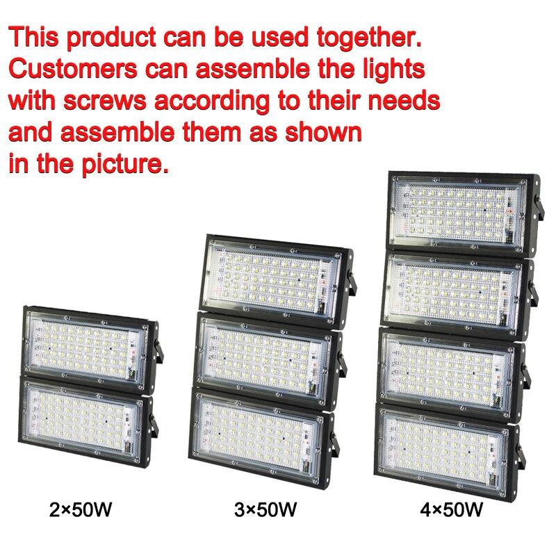 Led Overstroming Licht 50W 3000 K 6000 K Schijnwer... – Vicedeal