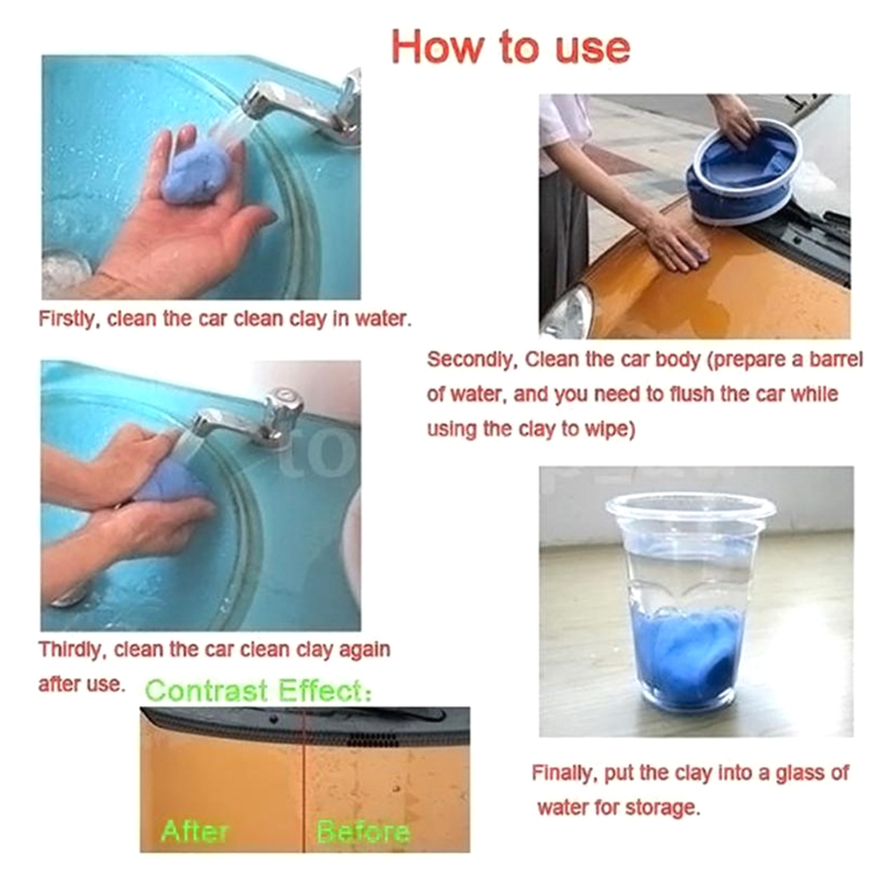 100g Car Wash Clay Automotive Clay Cleaner Detaili... – Grandado