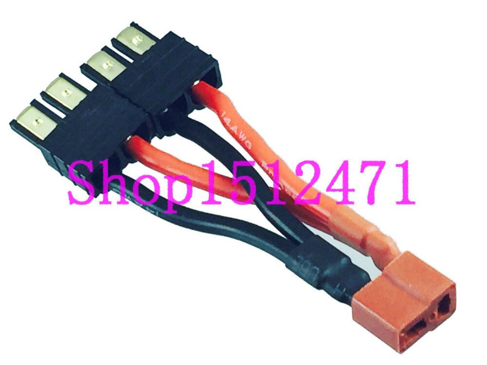 1pce T-Plug Deans Female to 2x Traxxas TRX Male Pa... – Grandado