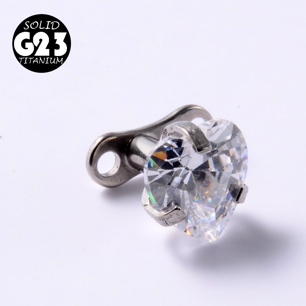 1PC G23 Titanium Christina Vertical Hood Piercings... – Grandado