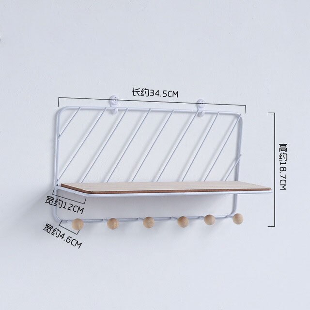 Multifunktions Dekorative Regale Storage Rack Holz... – Vicedeal