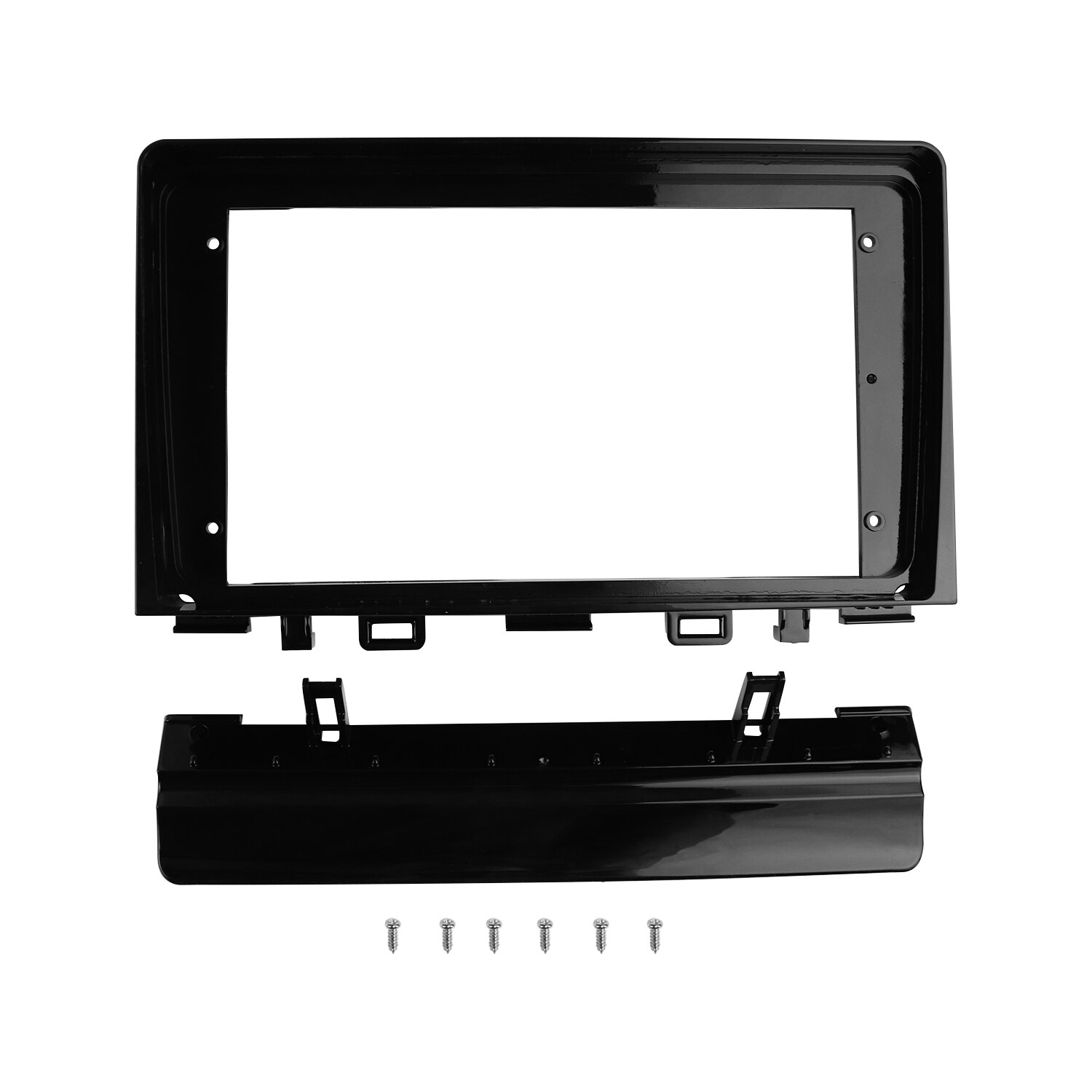 9 INCH Radio Frame for Kia Rio + Double Din Fascia... – Grandado