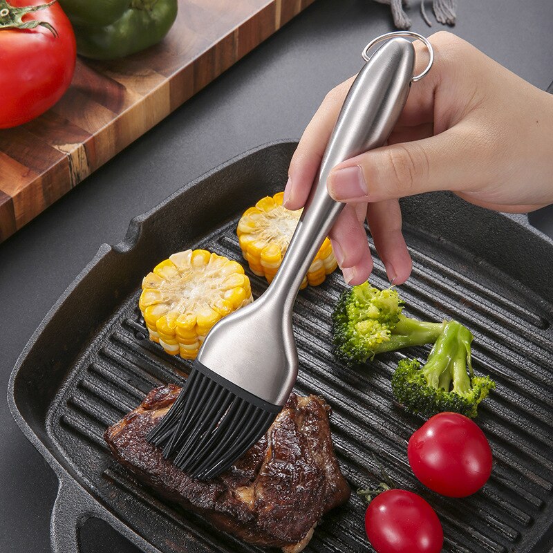 304 Stainless steel high temperature silicone brus... – Grandado