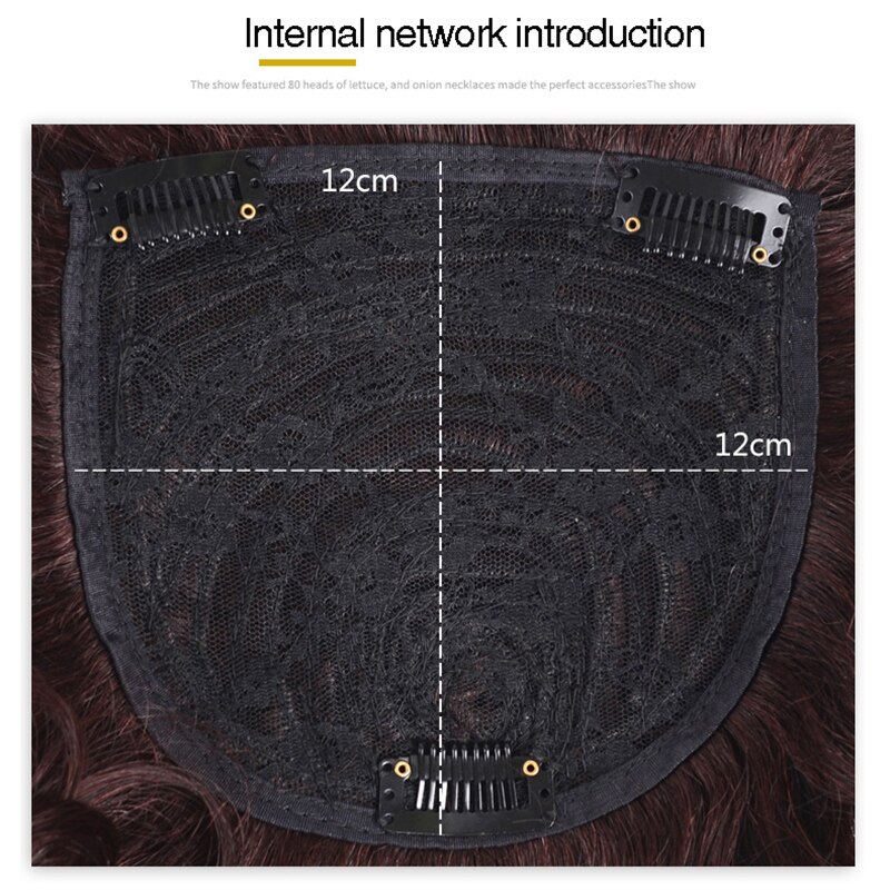 Natural Synthetic hair topper Closure Curly Hair C... – Grandado