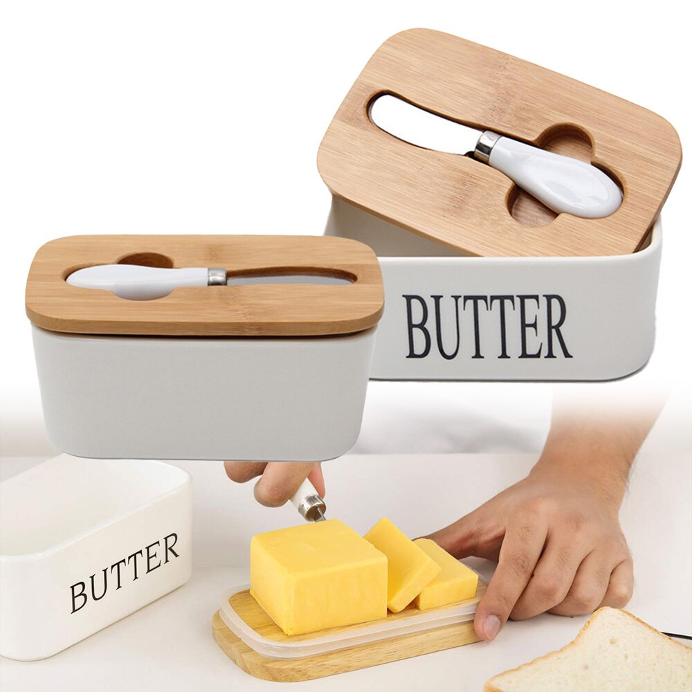 Nordic Style Butter Box Rectangular Fresh-Keeping ... – Grandado