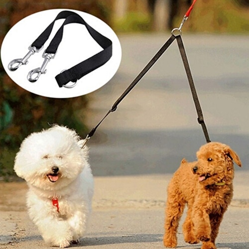 Pet Dogs Walking Training Hand Grip Straps Double ... – Vicedeal