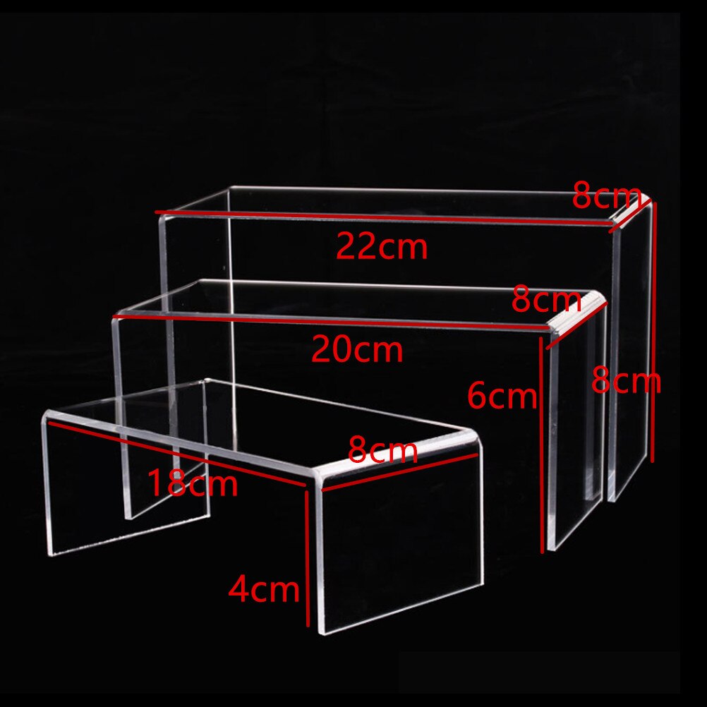 3PCS Large U Shaped Acrylic Display Stand Clear Sh... – Vicedeal