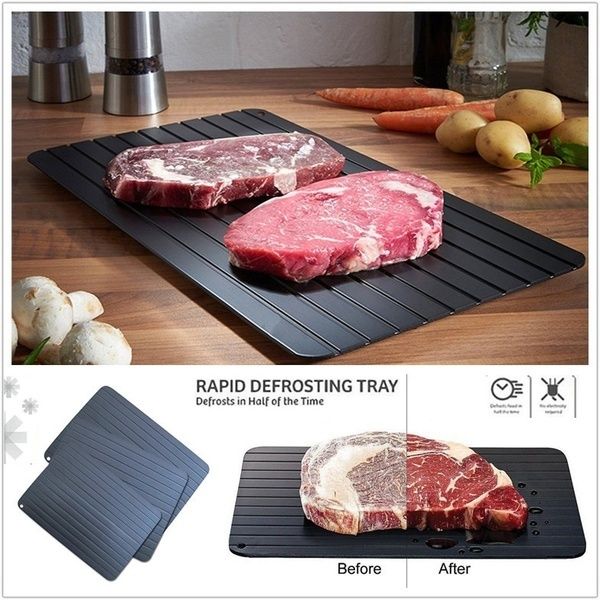 Kitchen Quick Thaw Defrost Plate Aluminium Metal F... – Grandado