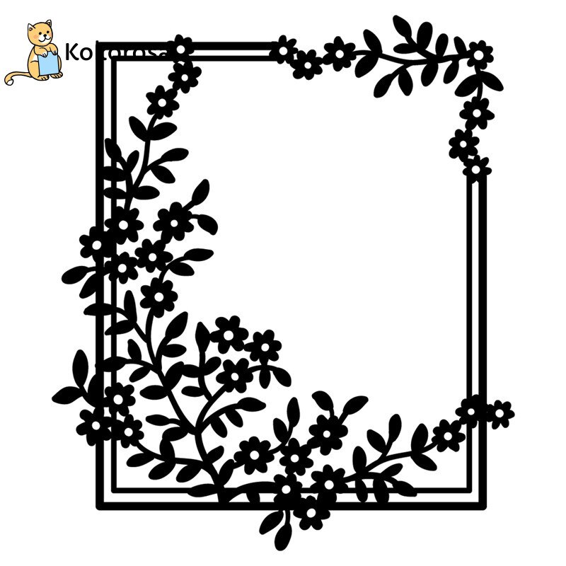 Kokorosa Flower Frame Dies Metal Cutting Dies for ... – Vicedeal