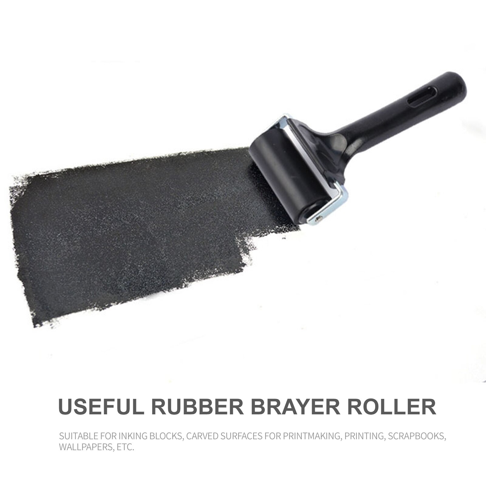 2.2Inch Rubber Brayer Roller Soft Rubber Brayer Pa... – Grandado