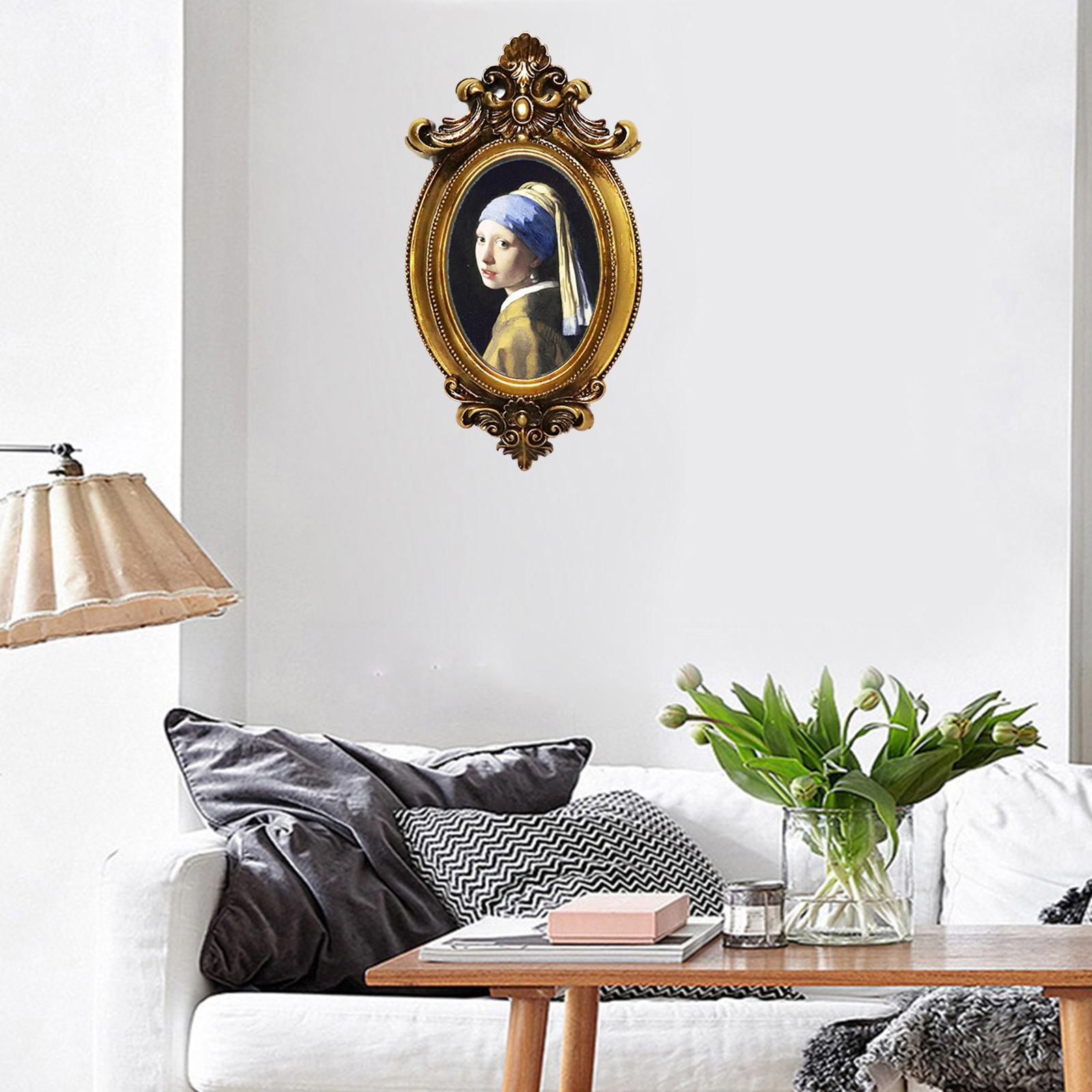 Retro Style Gold Carving Photo Frame Ornaments Eur... – Vicedeal