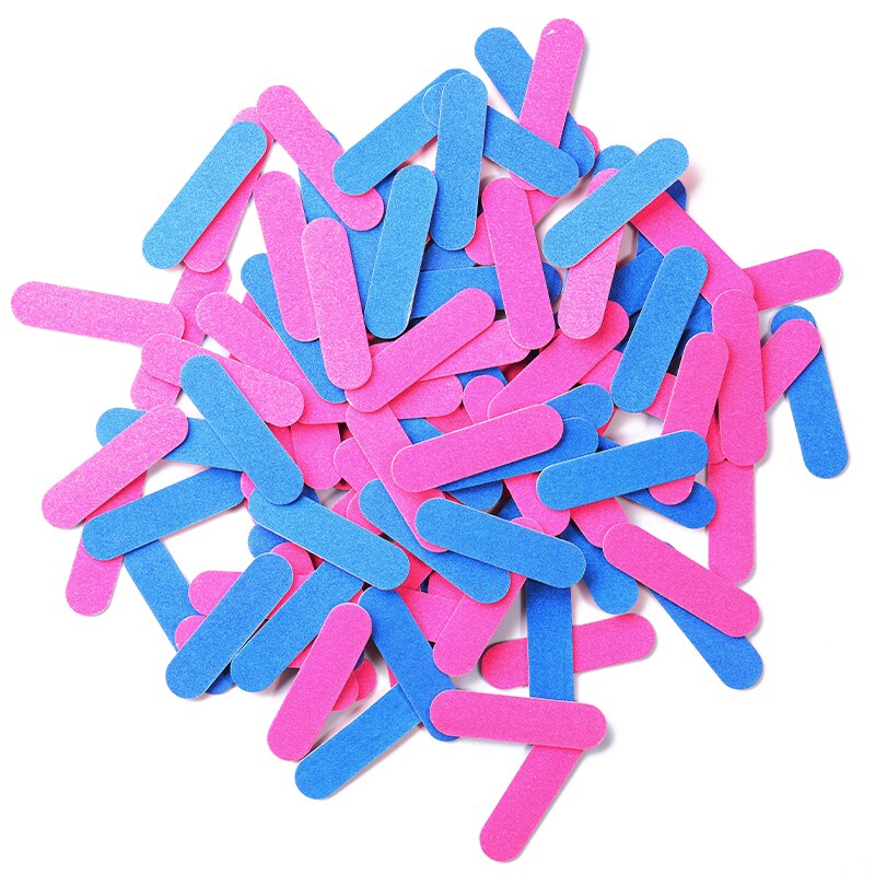 100Pcs Mini Nail Files Set Washable Grinding Polis... – Grandado