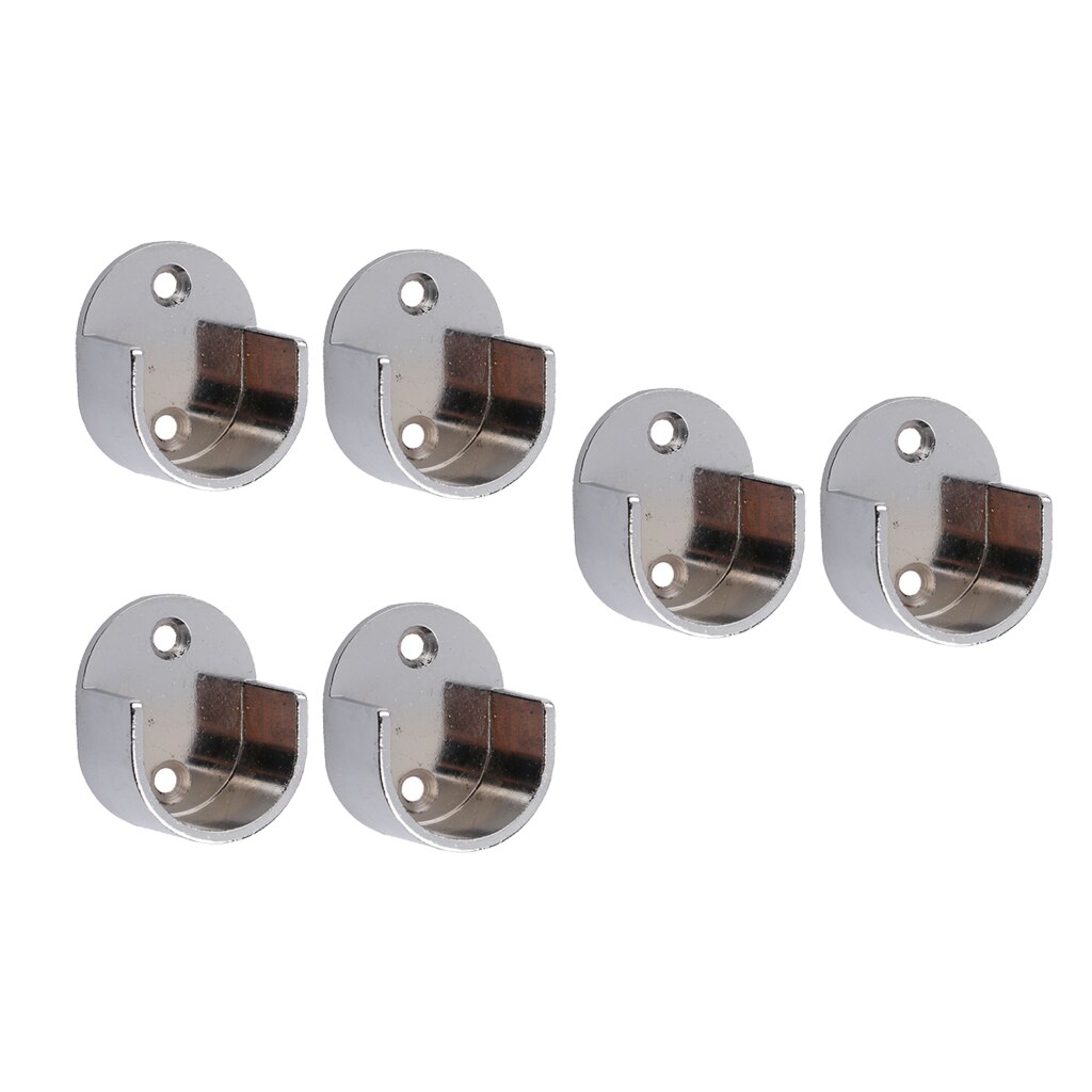 6x Curtain Pole Recess Wall Bracket Curtain Rods F... – Grandado