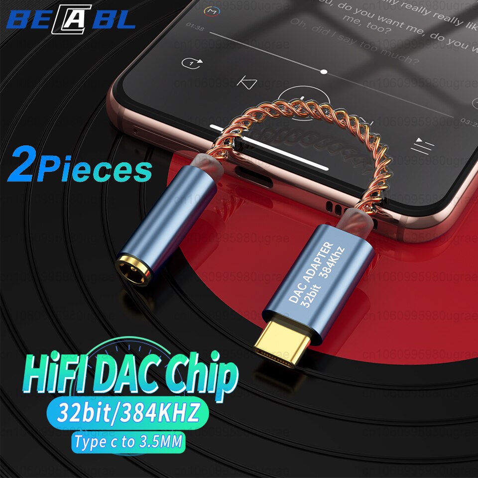 USB Type C To 3.5mm Jack Audio Adapter HIFI DAC Ea... – Vicedeal