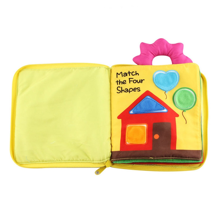 Multiple Cartoon Baby Cloth Book 0-3 Y Early Learn... – Grandado