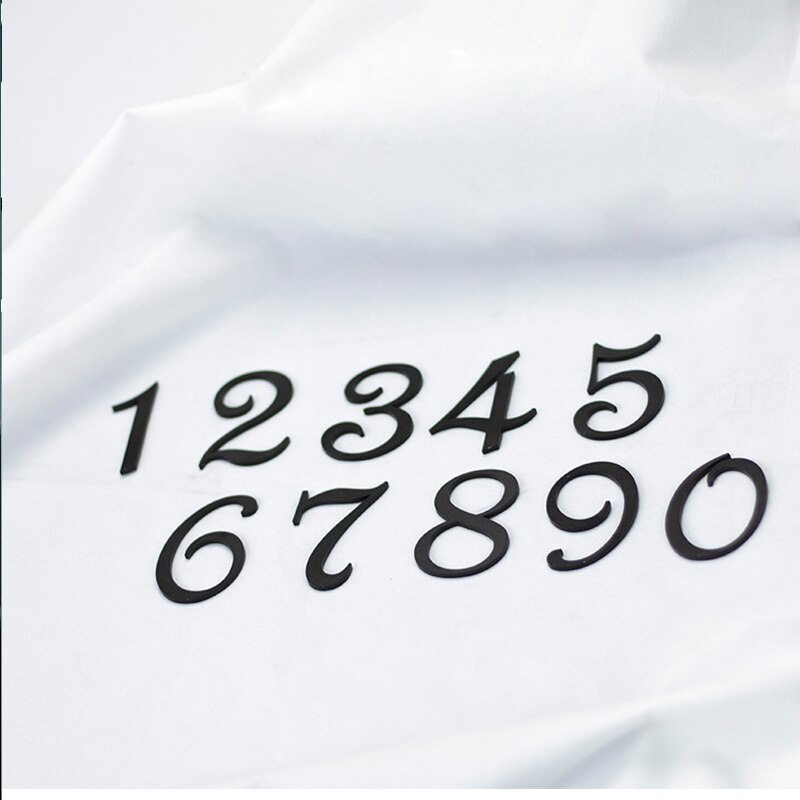 Soild Brass House Numbers Door Sign Wall Mounted, ... – Grandado