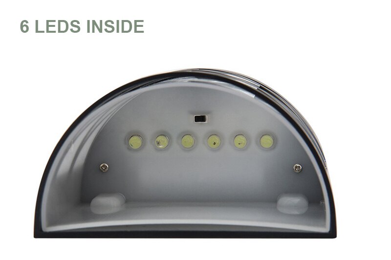 LED Solar Light 6 LEDs Waterproof IP55 Sensor Ligh... – Grandado