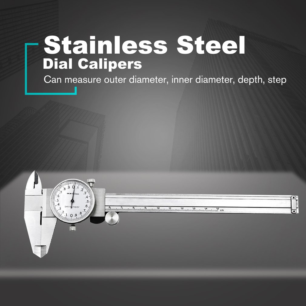Dial Calipers 0-150mm/0.02mm Shock-proof Stainless... – Grandado