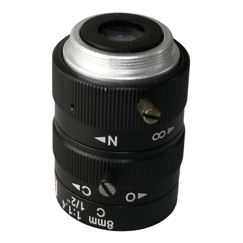 3 Megapixel Manual Fixed Lens 8mm 1/2" F1.4 Lens C... – Grandado