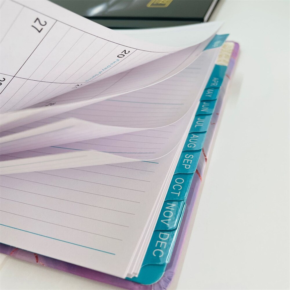 English A5 Schedule Notebook Diary Agenda 2022 Wee... – Grandado