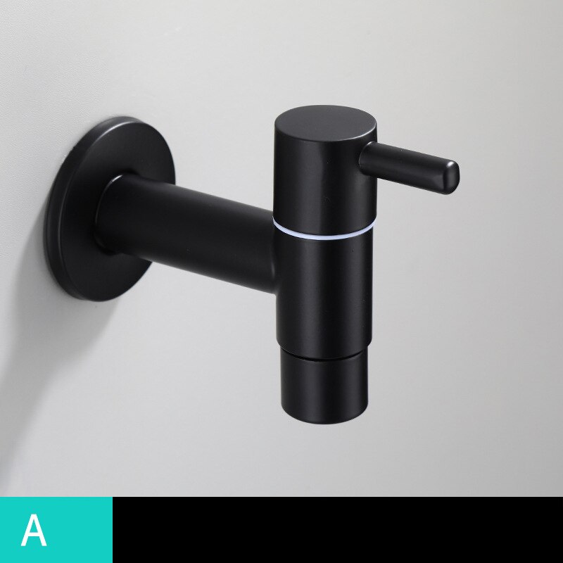 Black Paint Single Cold Faucet/Washing Machine Tap... – Vicedeal